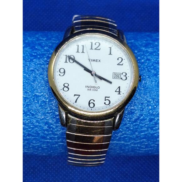 Timex | Accessories | Working Timex Indiglo Easy Reader Mens Calendar ...